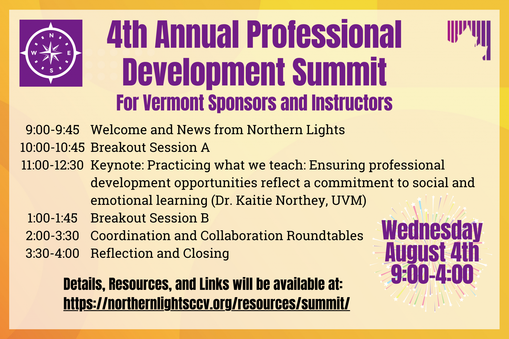 Professional Development Summit - Northern Lights at CCV