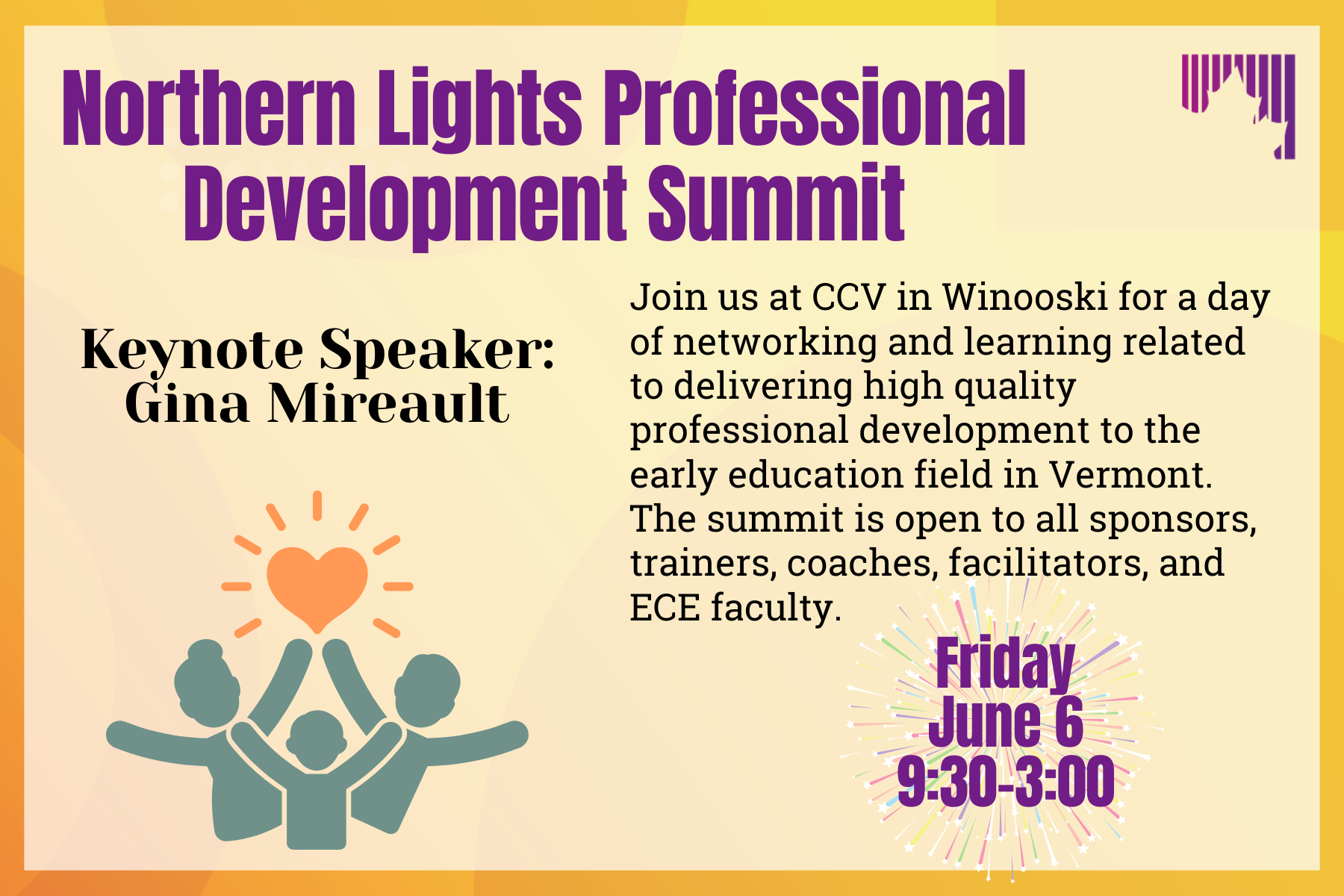 Professional Development Summit - Northern Lights at CCV